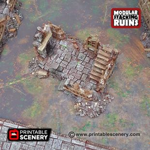 Squatter Townhouse - Printable Scenery