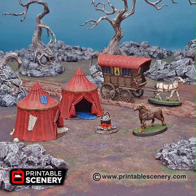 Witch's Hovel - Printable Scenery