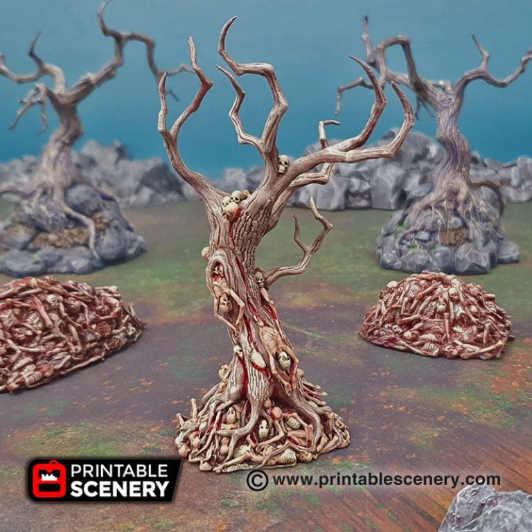 Blood Trees - Printable Scenery