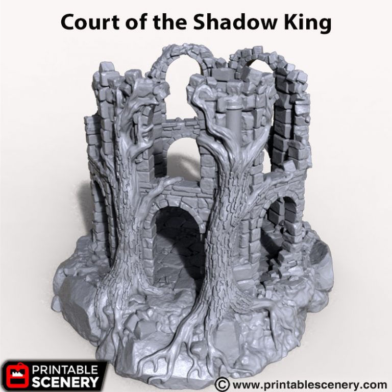 Court of the Shadow King - Printable Scenery