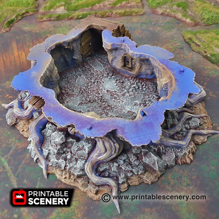 Feywild Cabin - Printable Scenery