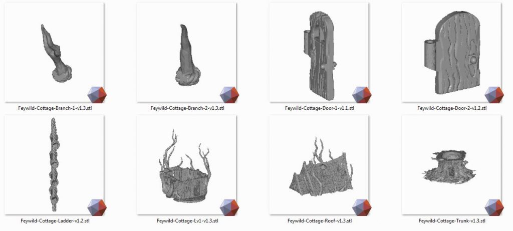 Feywild Cottage - Printable Scenery