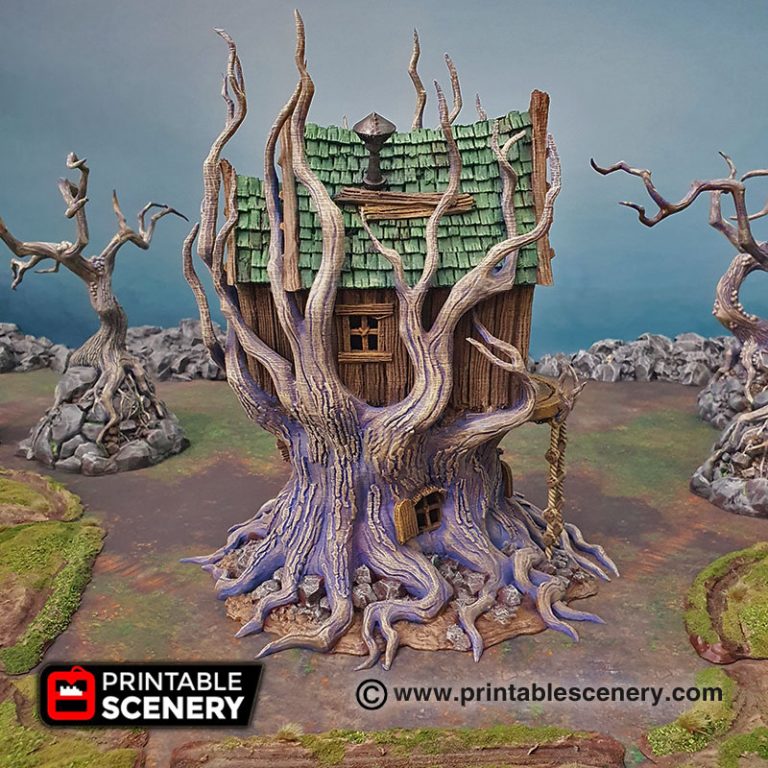 Feywild Cottage - Printable Scenery