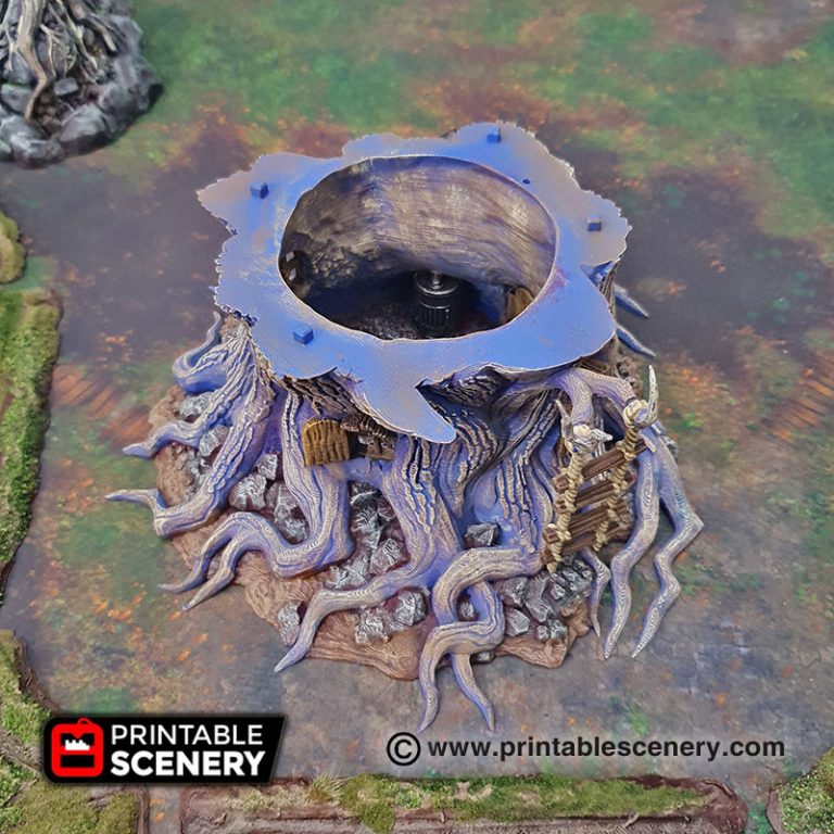 Feywild Cottage - Printable Scenery