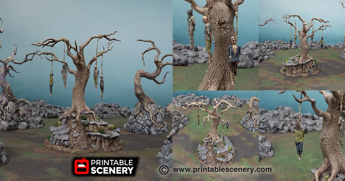 Hangman's Tree - Printable Scenery