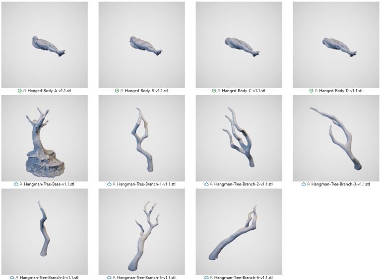 Hangman's Tree - Printable Scenery