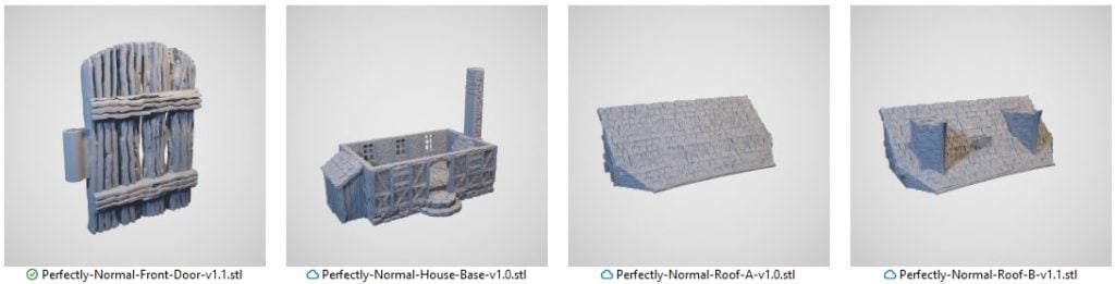 Perfectly Normal House - Printable Scenery