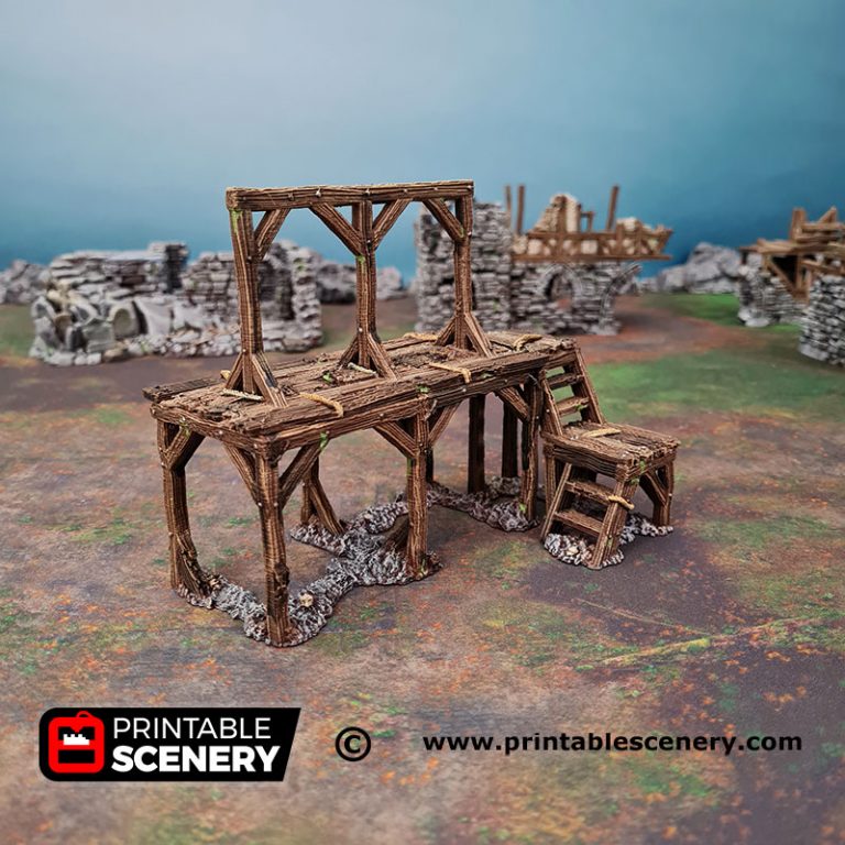 Gallow Square - Printable Scenery