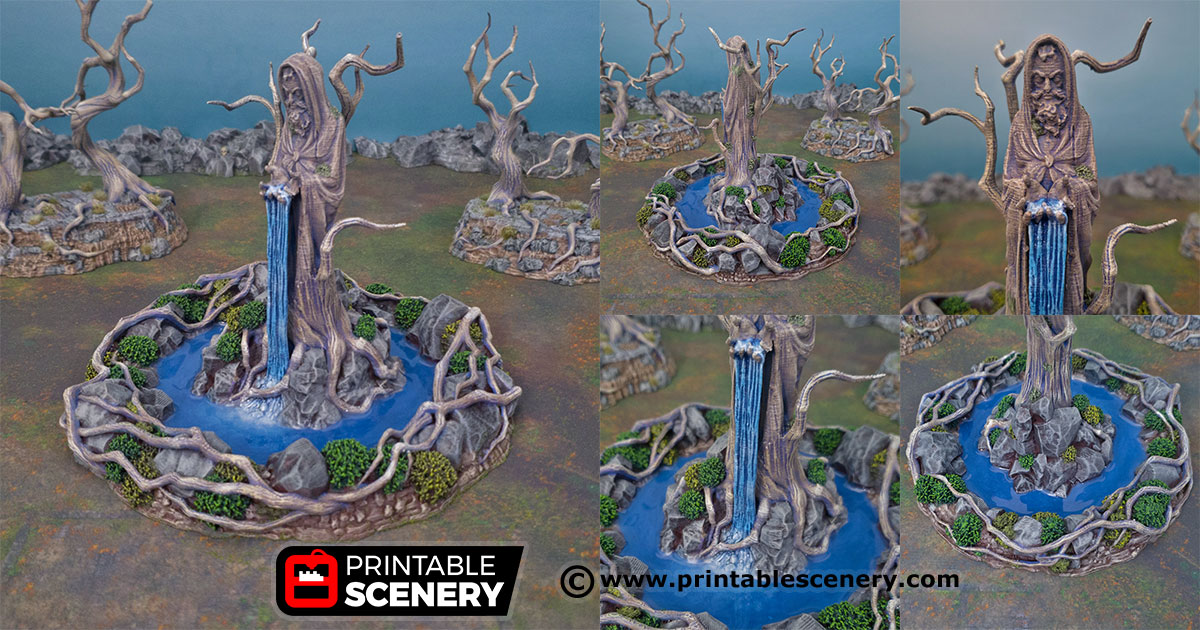 Feywild Shrine - Printable Scenery