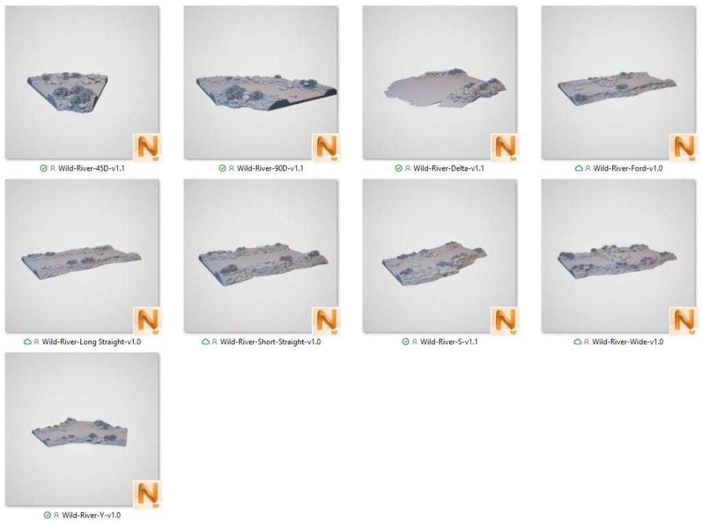 Wild Rivers - Printable Scenery