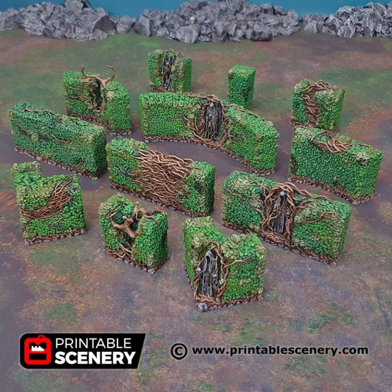 Hedge Maze - Printable Scenery