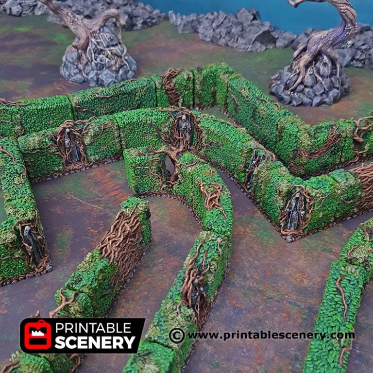 Hedge Maze - Printable Scenery