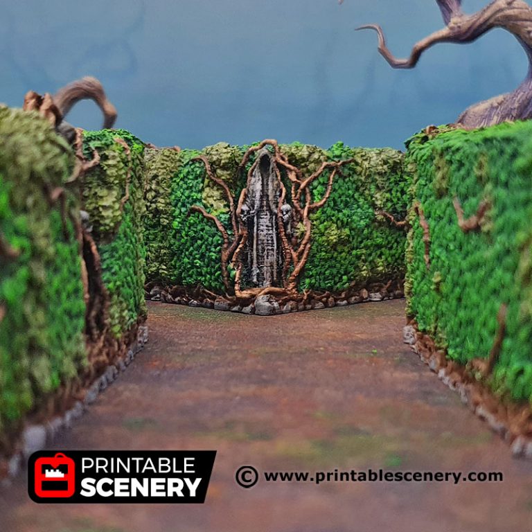 Hedge Maze - Printable Scenery