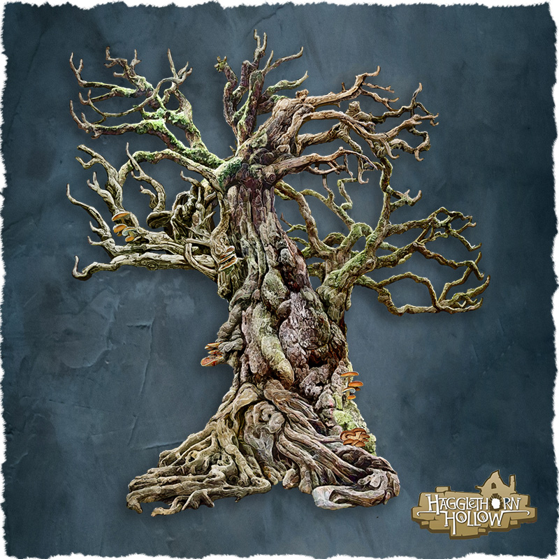The Sentient Trees - Hagglethorn Hollow - Printable Scenery