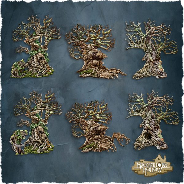 The Sentient Trees - Hagglethorn Hollow - Printable Scenery