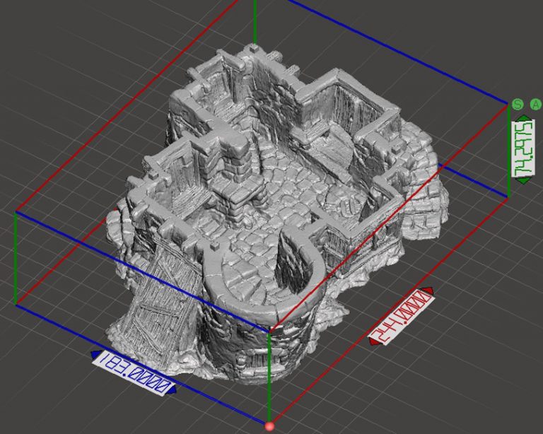 Rampage Sewer Walls - Printable Scenery