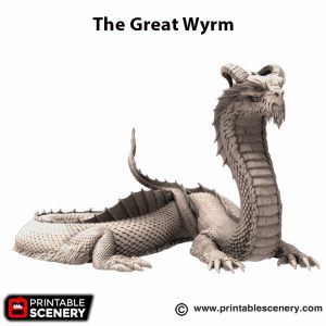 The Great Wyrm - Printable Scenery