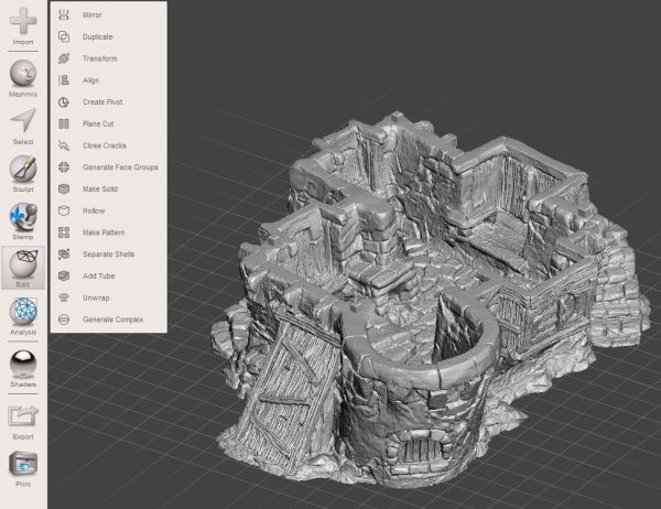 How to Planecut your models - Printable Scenery
