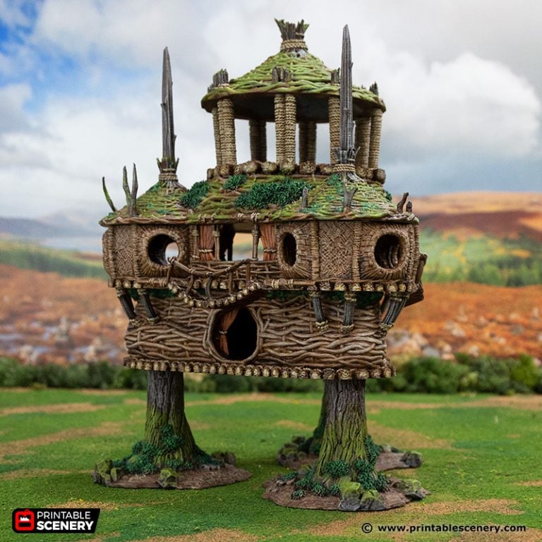 Potion Merchants Stall - Printable Scenery