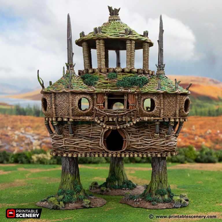 Palace of the Druid - Printable Scenery