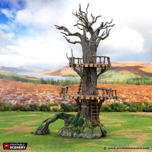 The Forest Forts - Printable Scenery