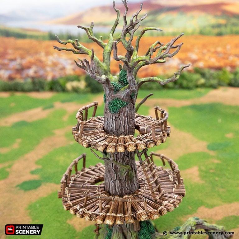 The Forest Forts - Printable Scenery