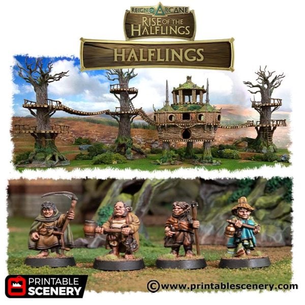 Forest Fort Expansion - Printable Scenery