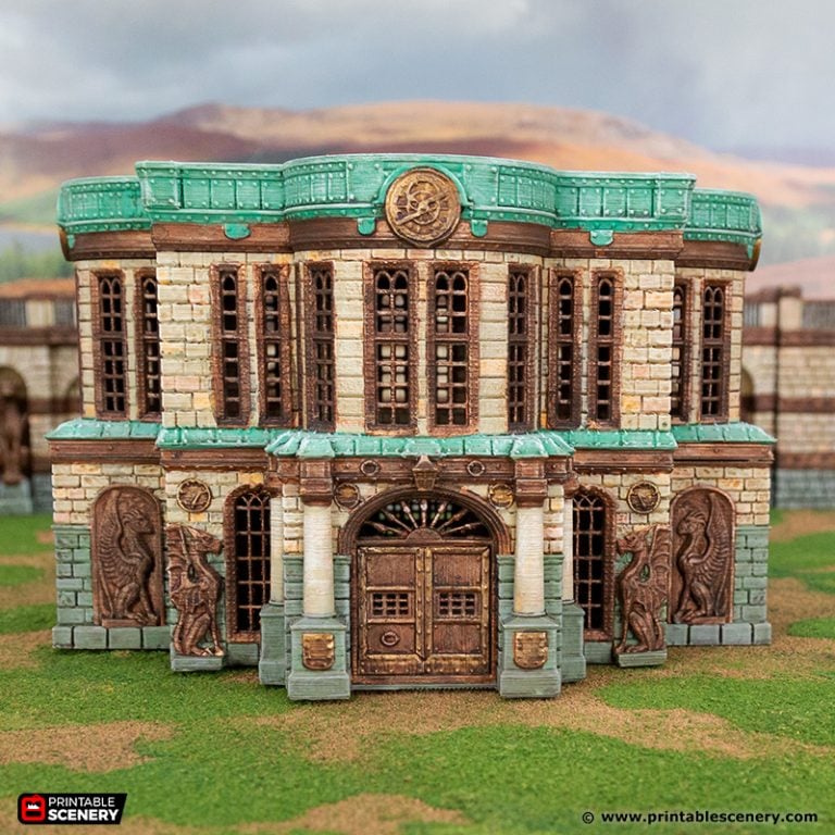 Warlock's Residence - Printable Scenery