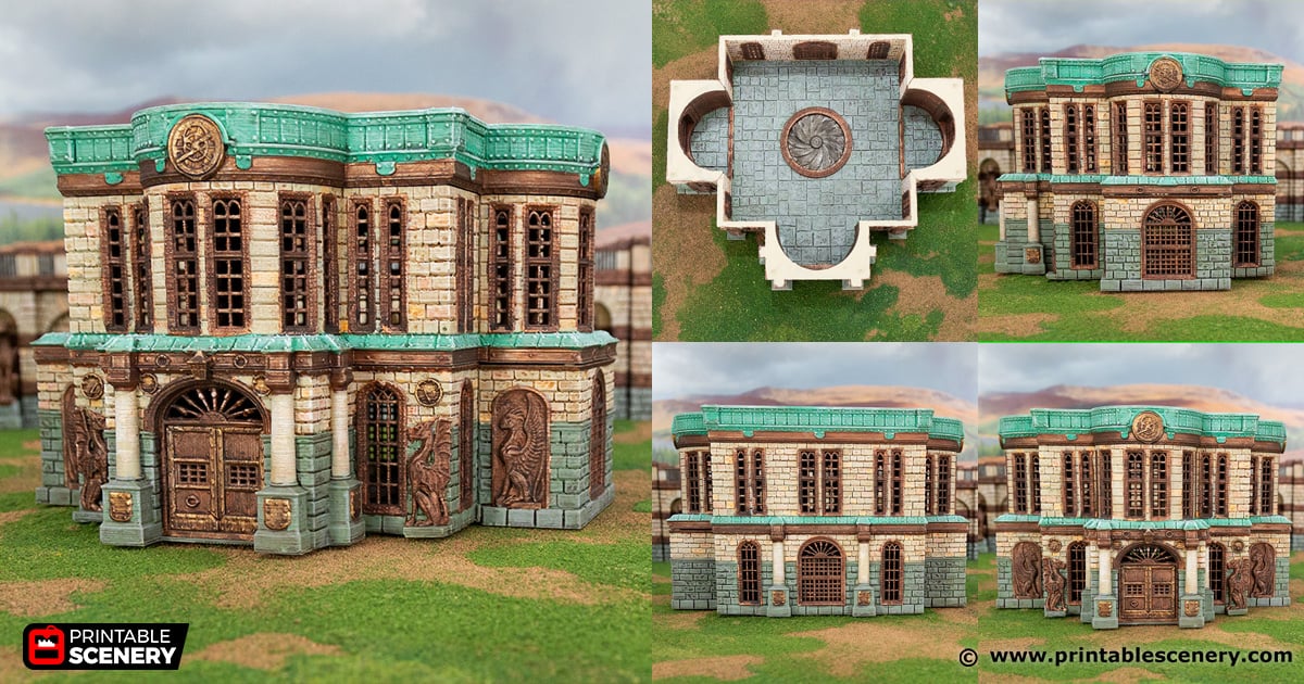 Warlock's Residence - Printable Scenery