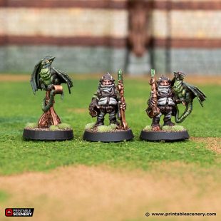 Dragon Handler - Printable Scenery