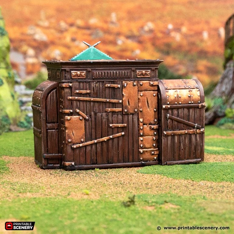 Garment Merchants Stand - Printable Scenery