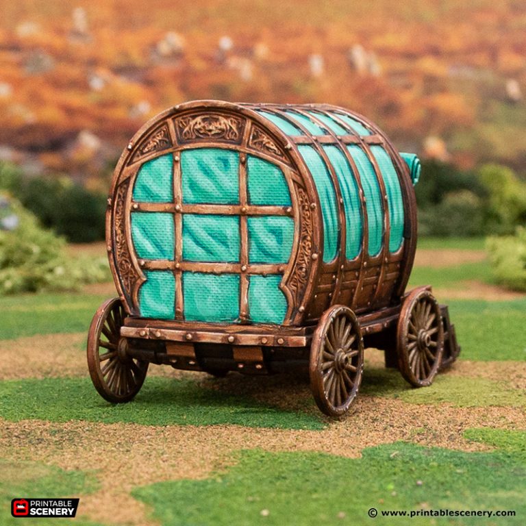 Potion Merchants Stall - Printable Scenery