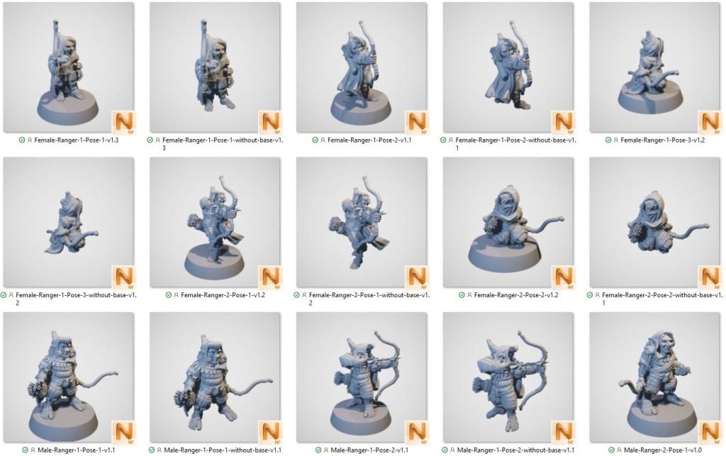 Forest Rangers - Printable Scenery