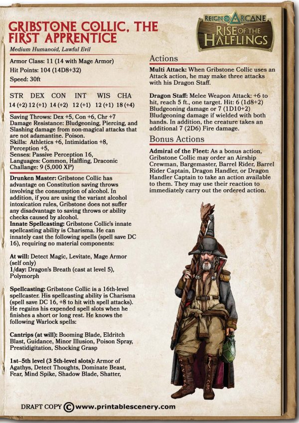 The Warlocks Apprentices - Printable Scenery