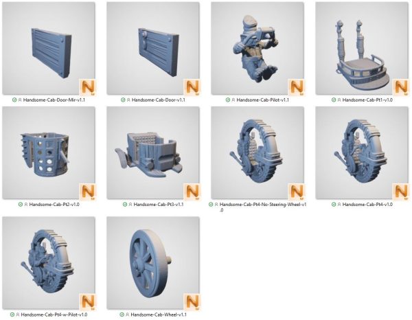 Handsome Cab - Printable Scenery
