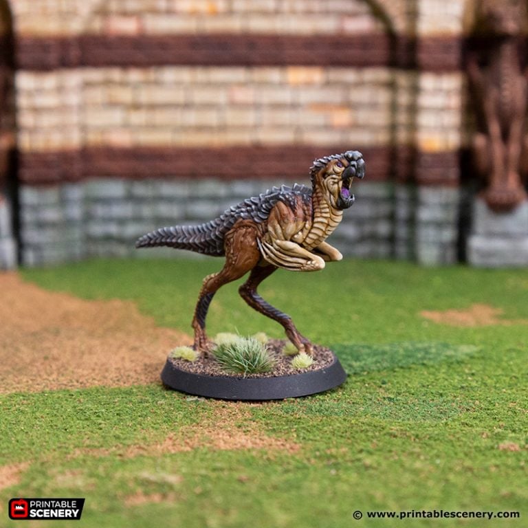 Swamp Wyvern - Printable Scenery