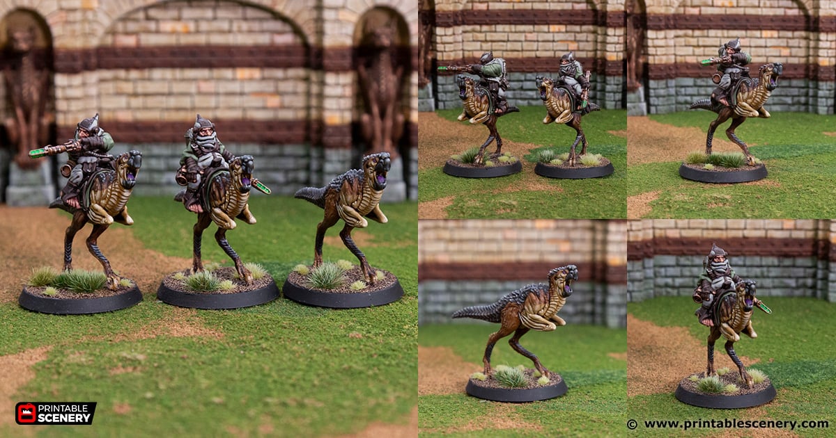 Swamp Wyvern - Printable Scenery