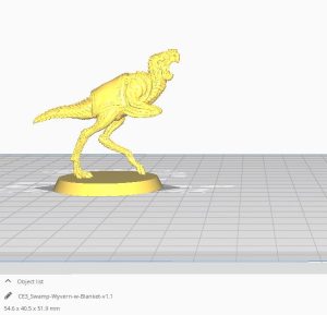 Swamp Wyvern - Printable Scenery