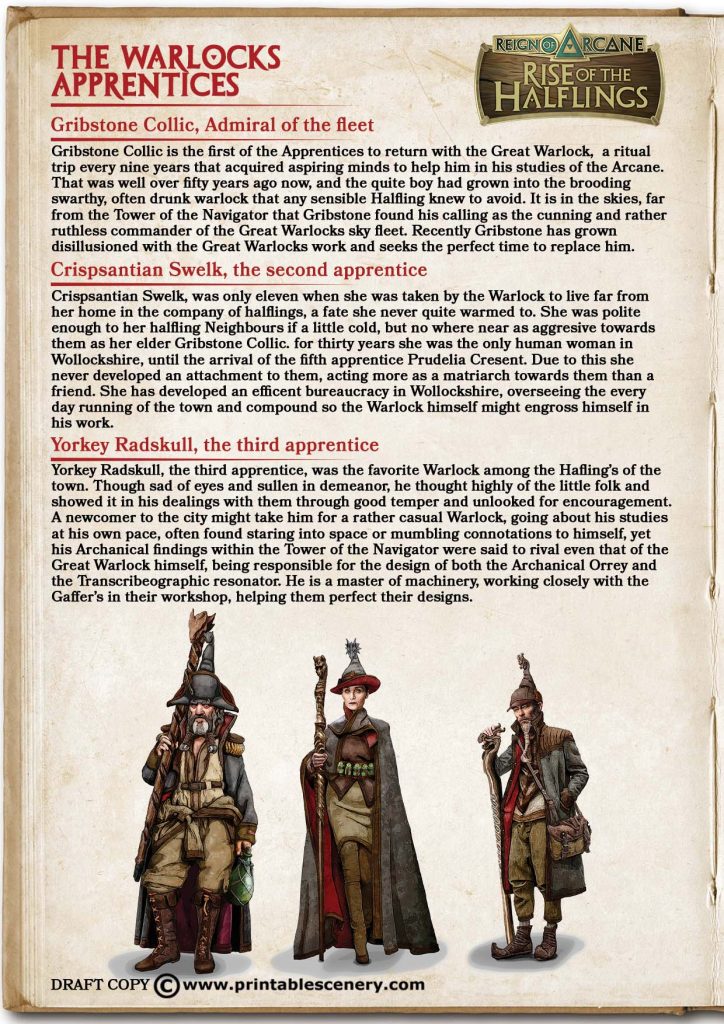 The Warlocks Apprentices - Printable Scenery