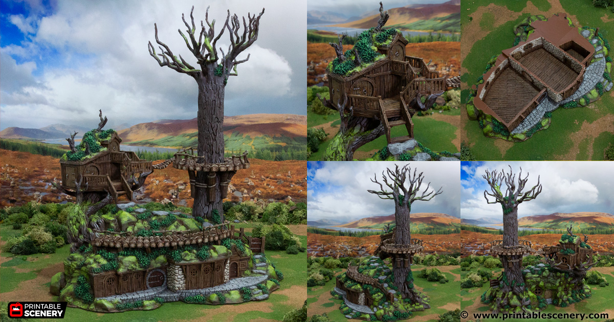 Ranger Barracks - Printable Scenery