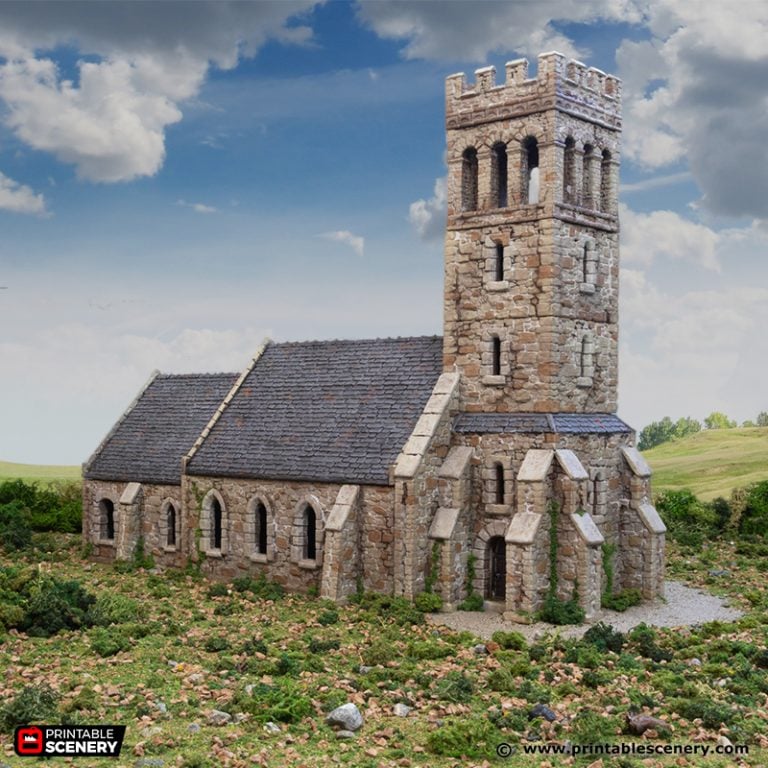 Norman Church - Printable Scenery
