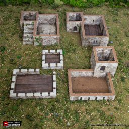 Norman Stone Fort - Printable Scenery
