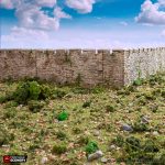 Norman Fort Walls - Printable Scenery