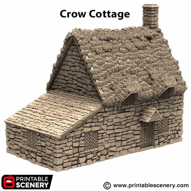 Crow Cottage - Printable Scenery