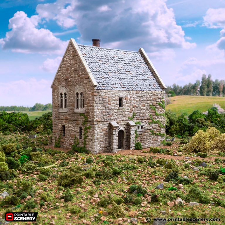 Norman Stone Manor - Printable Scenery