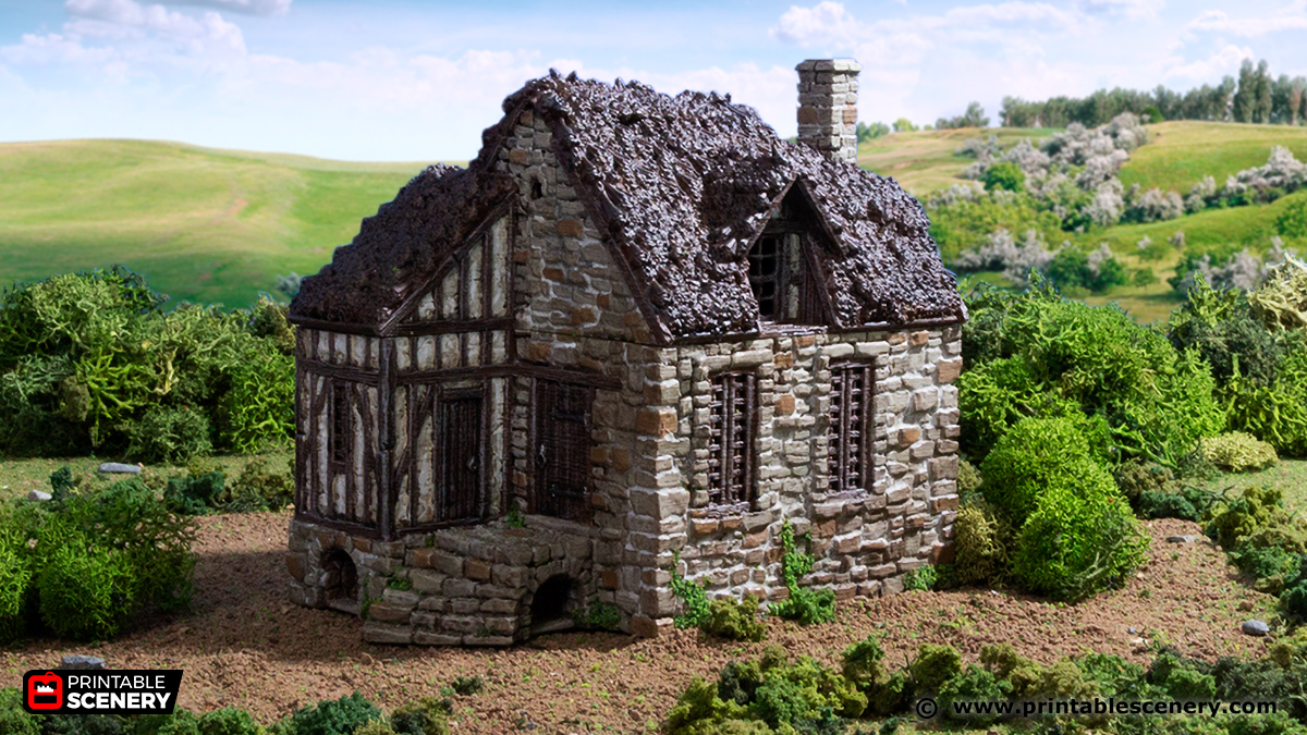 Barlyway Cottage - Printable Scenery