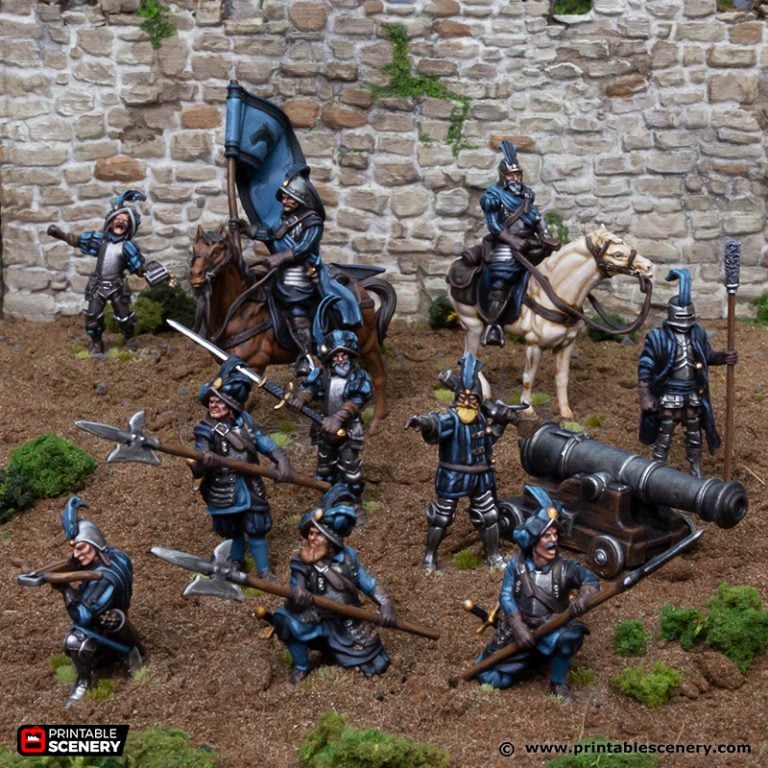 Kings Army Bundle - Printable Scenery