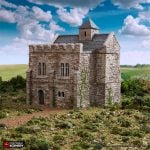 Norman Square Keep - Printable Scenery