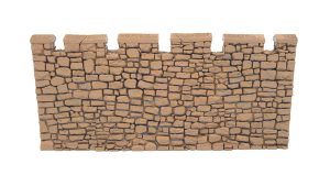 How to paint realistic Stone Walls - Printable Scenery
