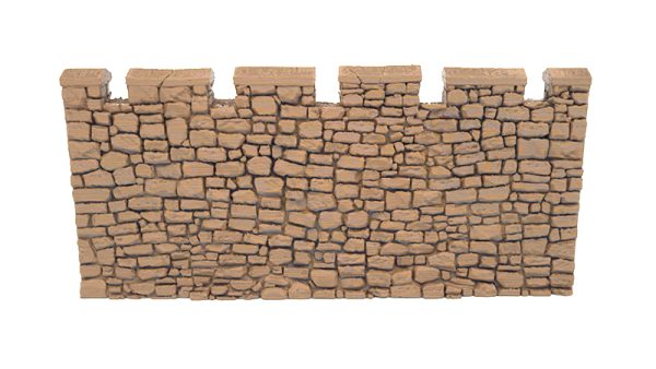 How to paint realistic Stone Walls - Printable Scenery